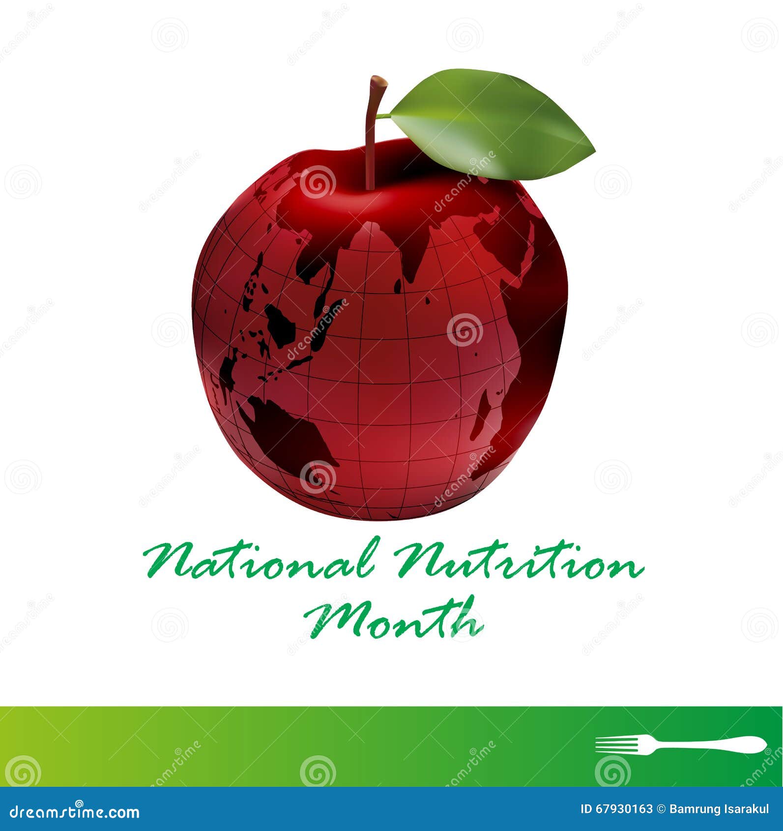 National nutrition month stock vector. Illustration of prevention ...