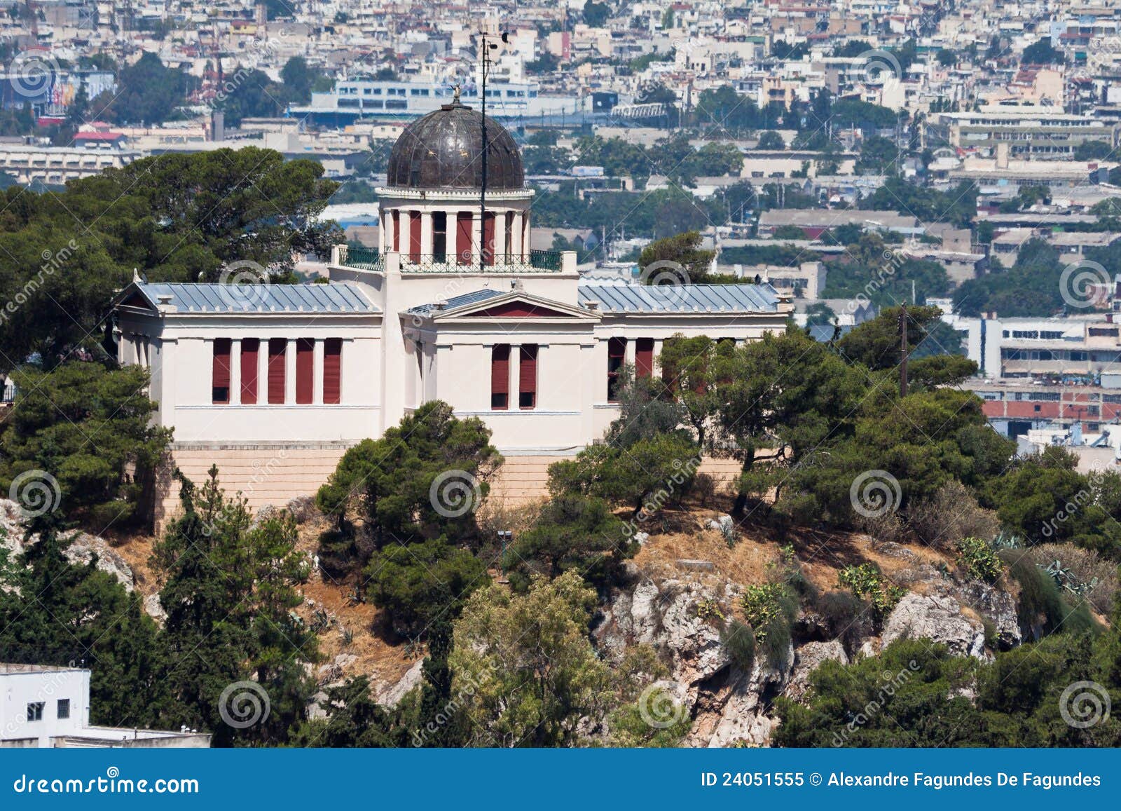 National Observatory of Athens Greece Stock Image - Image of europe ...
