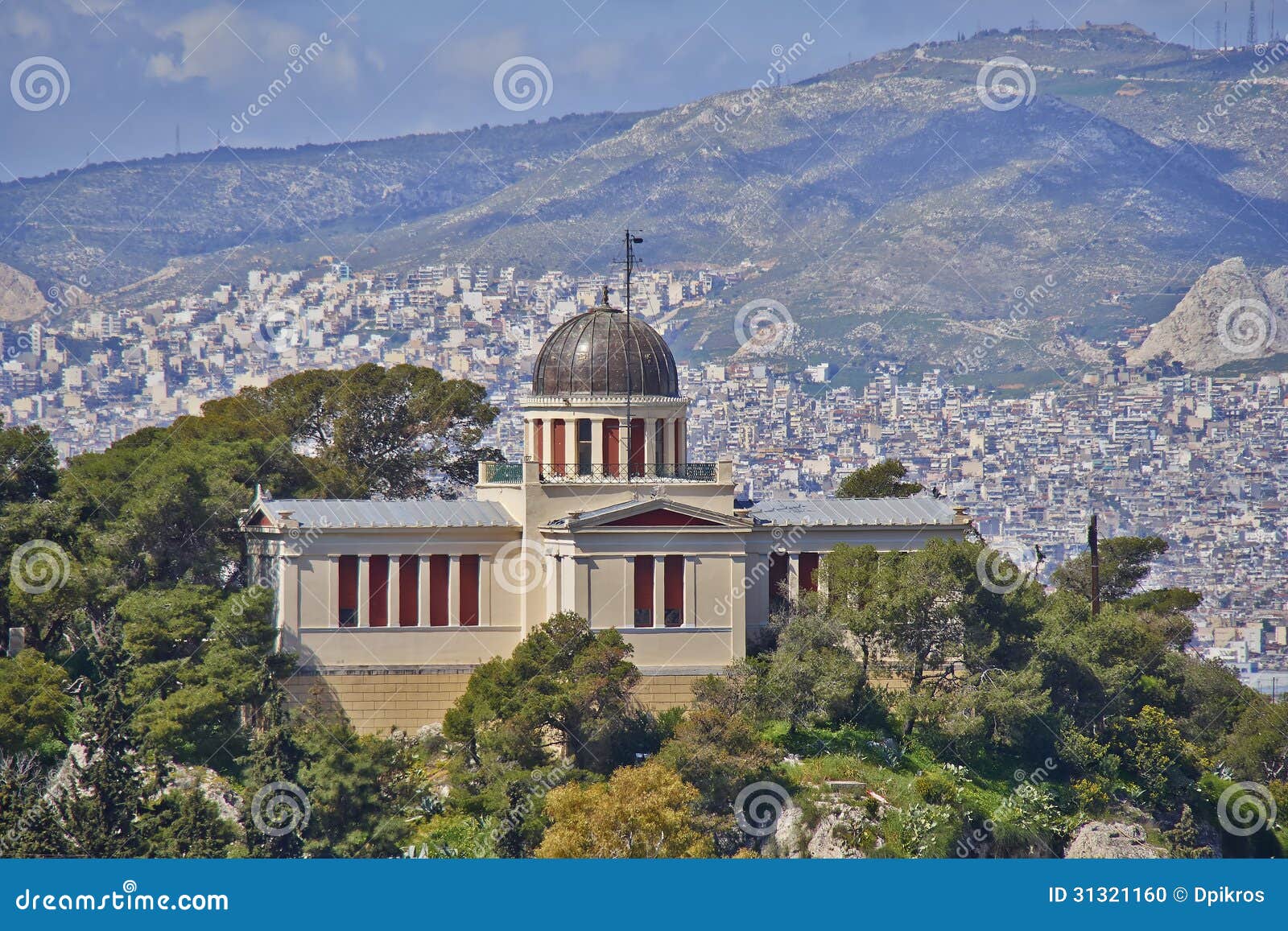 The National Observatory, Athens Greece Stock Photo - Image of scene ...