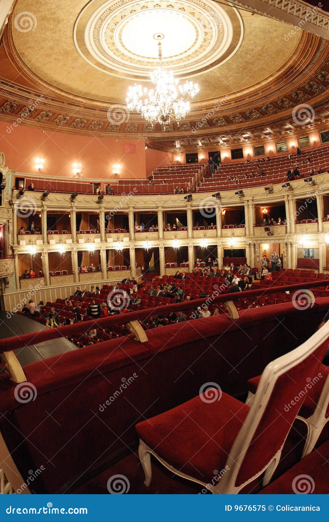 National Opera Bucharest editorial image. Image of indoor - 9676575