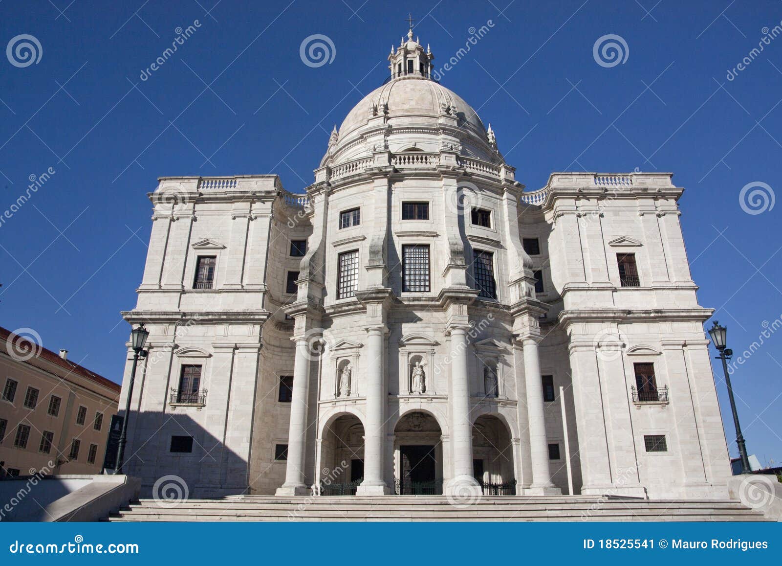 National Pantheon stock image. Image of lisbon, ancient - 18525541