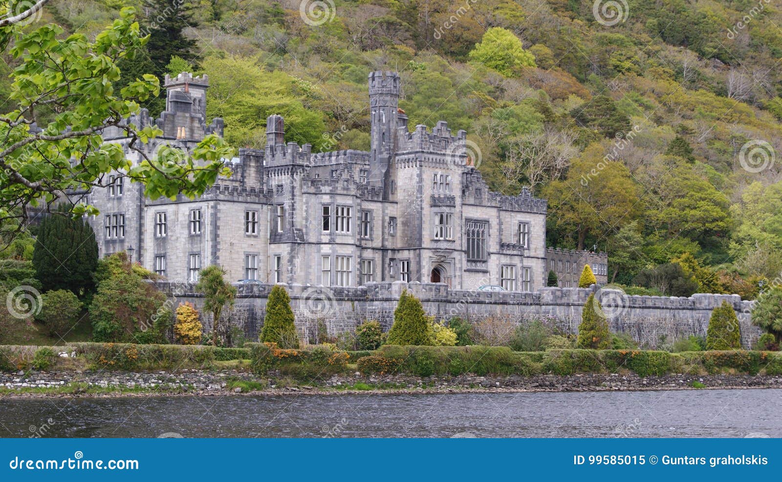 Connemara stock image. Image of estate, tree, abbey, historical - 99585015