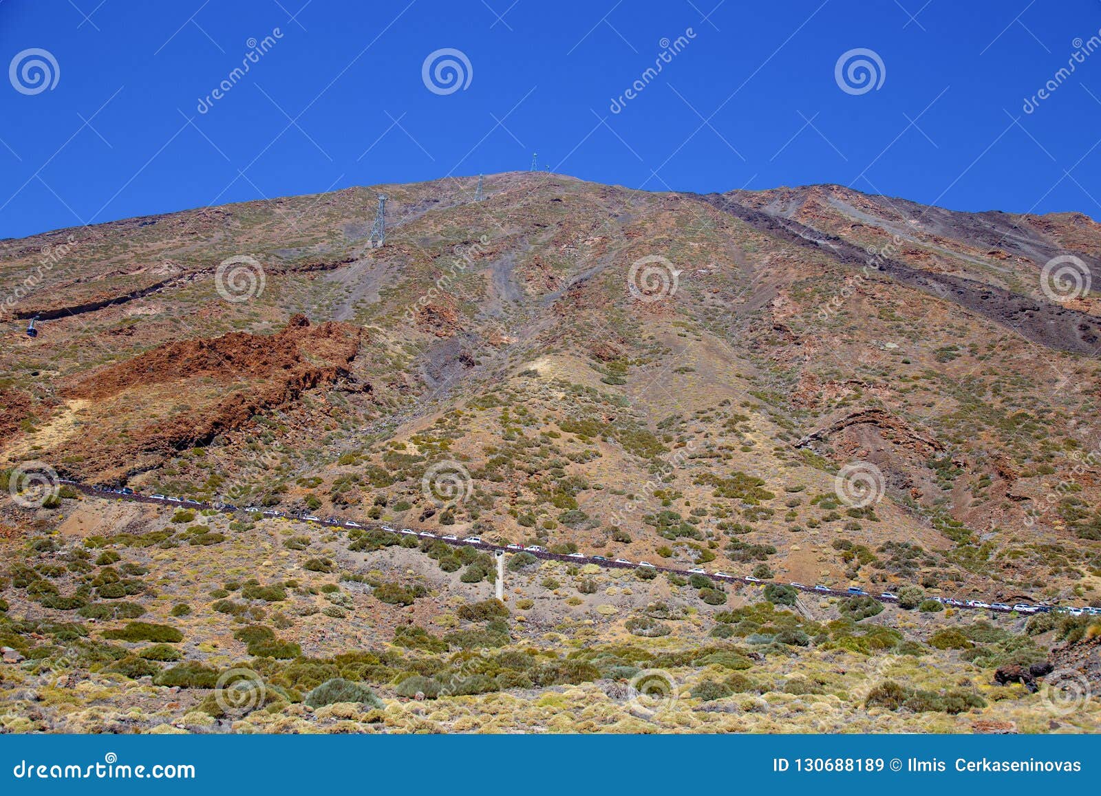 National Park Del Teide, View of Magical Park Stock Image - Image of ...