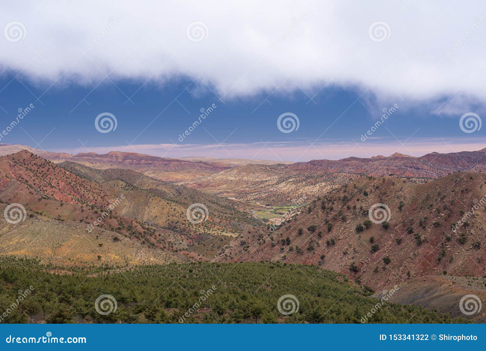 National Park, High Atlas, stock photo. Image of climb - 153341322