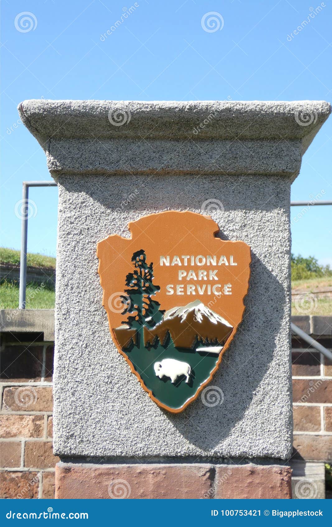 National Park Service redaktionelles foto. Bild von bedienung - 100753421