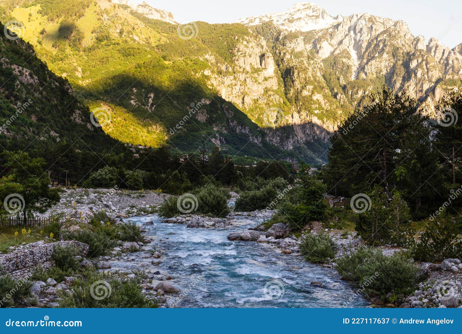 National Park of Thethi, Albania Stock Image - Image of alps, albania ...