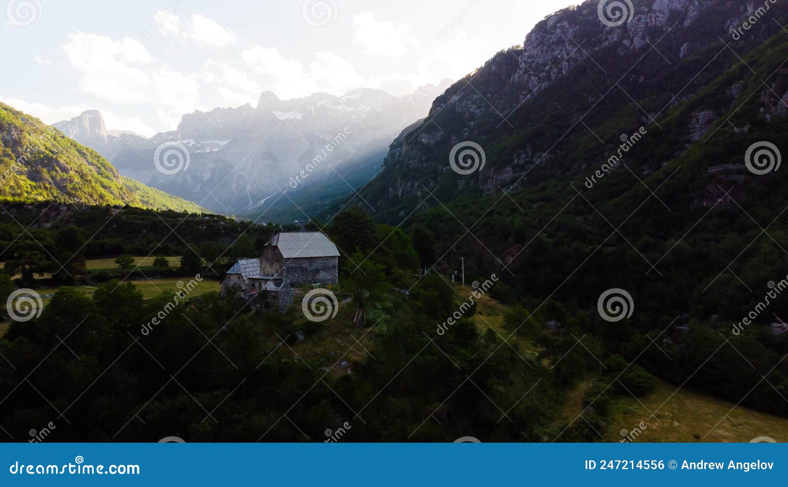 National Park of Thethi, Albania Stock Photo - Image of camping ...