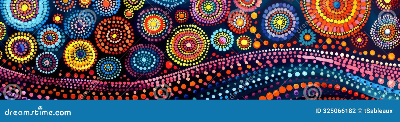 National Patterns of the Australian Indigenous People Stock Photo ...