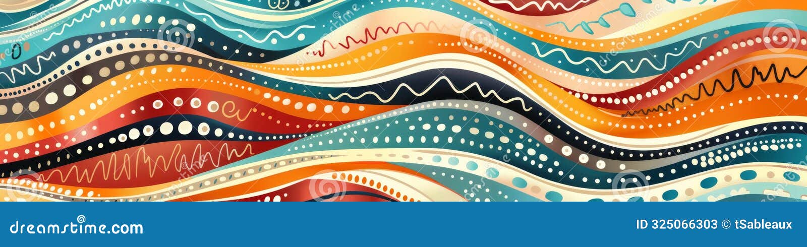 National Patterns of the Australian Indigenous People Stock Image ...