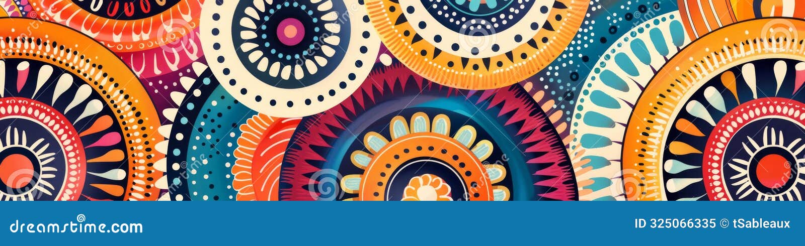 National Patterns of the Australian Indigenous People Stock Image ...