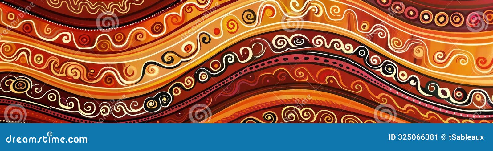 National Patterns of the Australian Indigenous People Stock Image ...