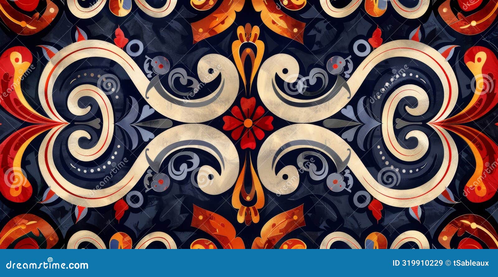 National Patterns of the Indigenous People of New Zealand. Stock Image ...