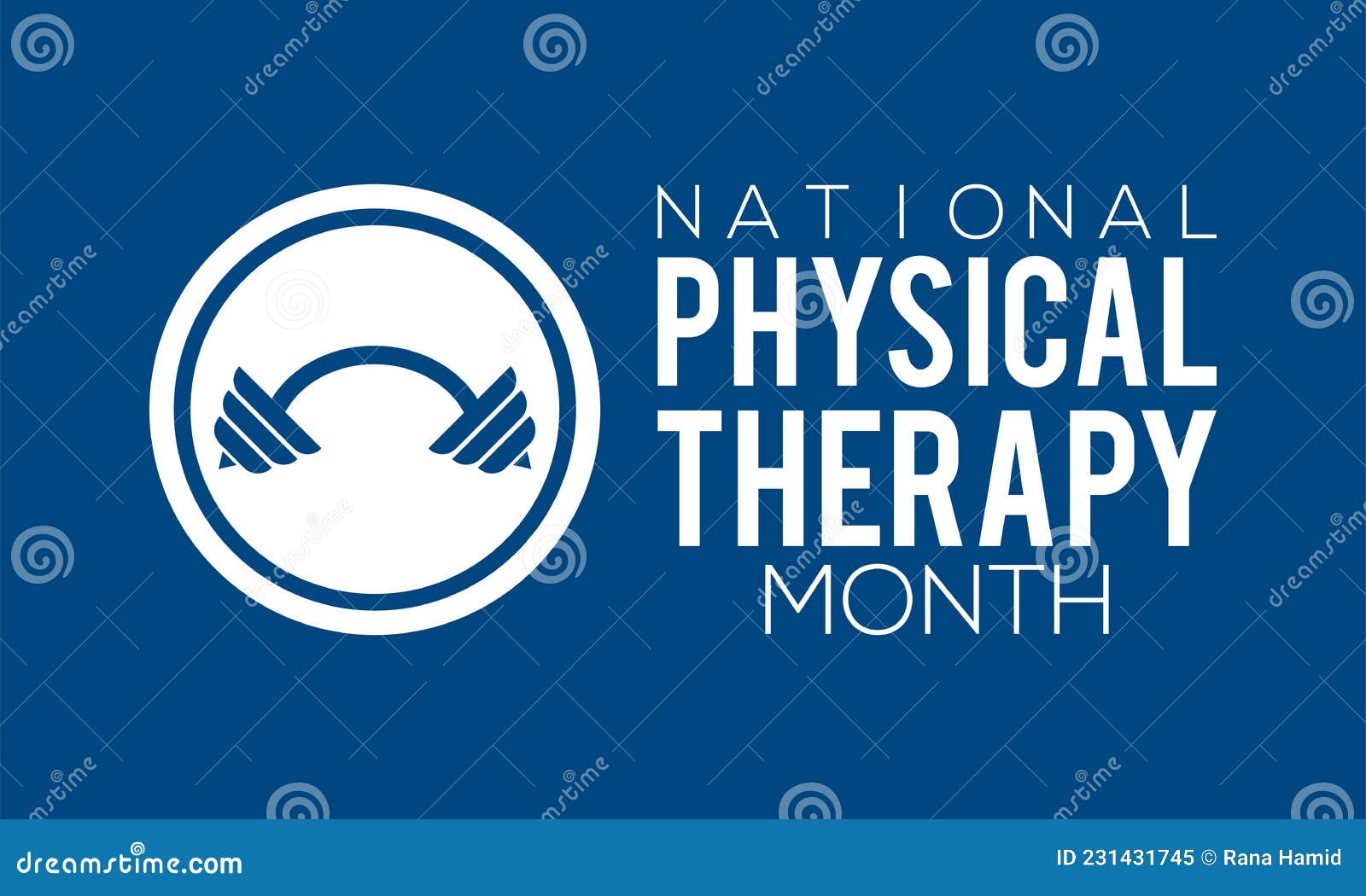 National Physical Therapy Month Logo