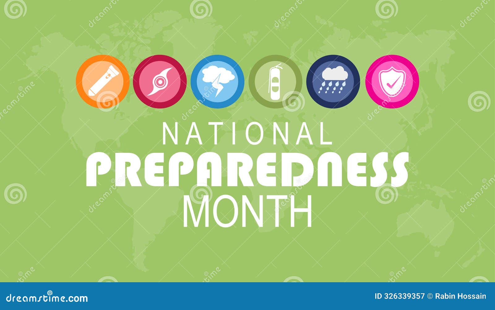 National Preparedness Month is Observed Every Year on September. Stock ...