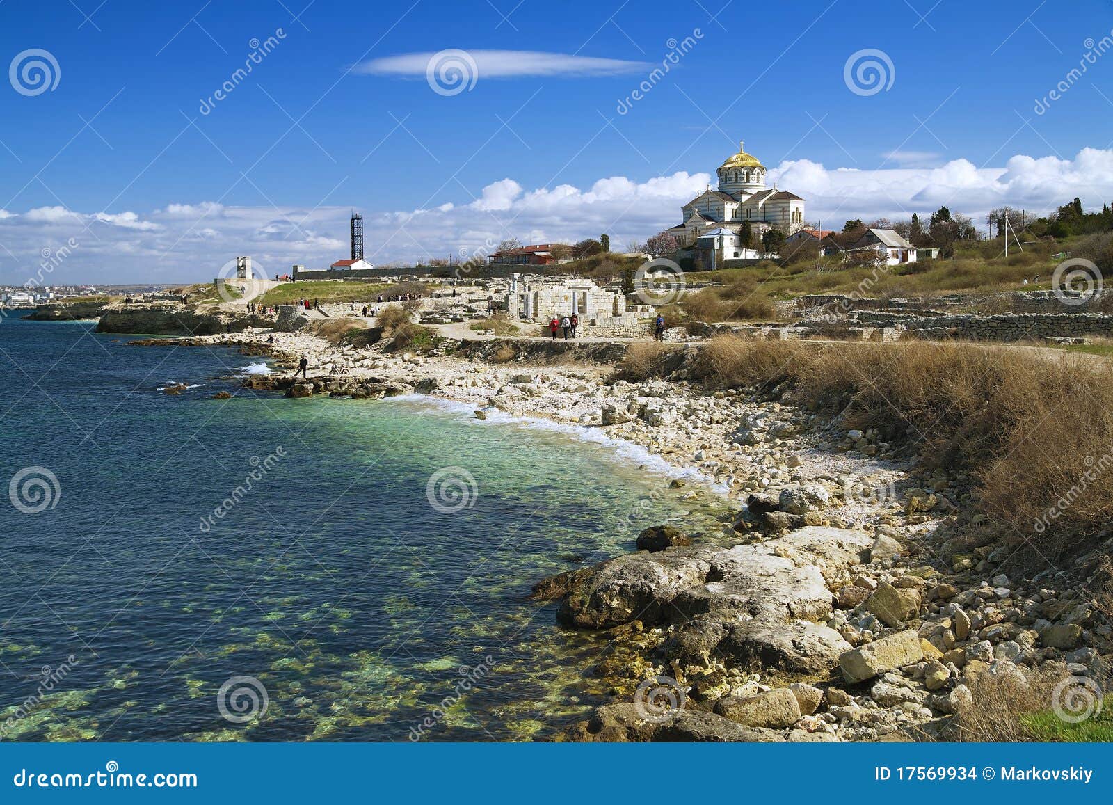 National Preserve of Tauric Chersonesos, Ukraine Stock Photo - Image of ...