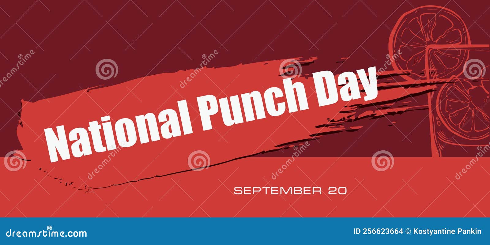 National Punch Day stock vector. Illustration of punch - 256623664