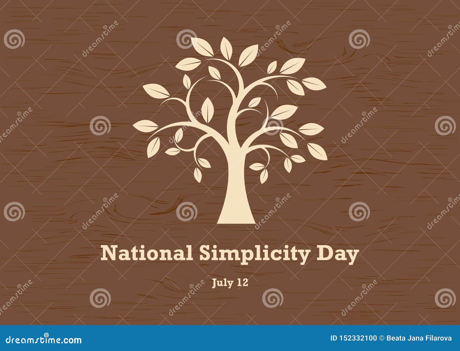 National Simplicity Day Vector Stock Vector - Illustration of design ...