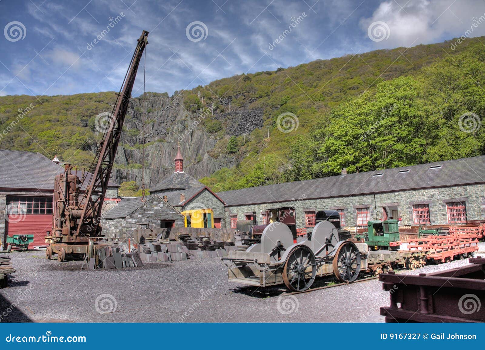 National Slate Museum stock image. Image of quarry, park - 9167327