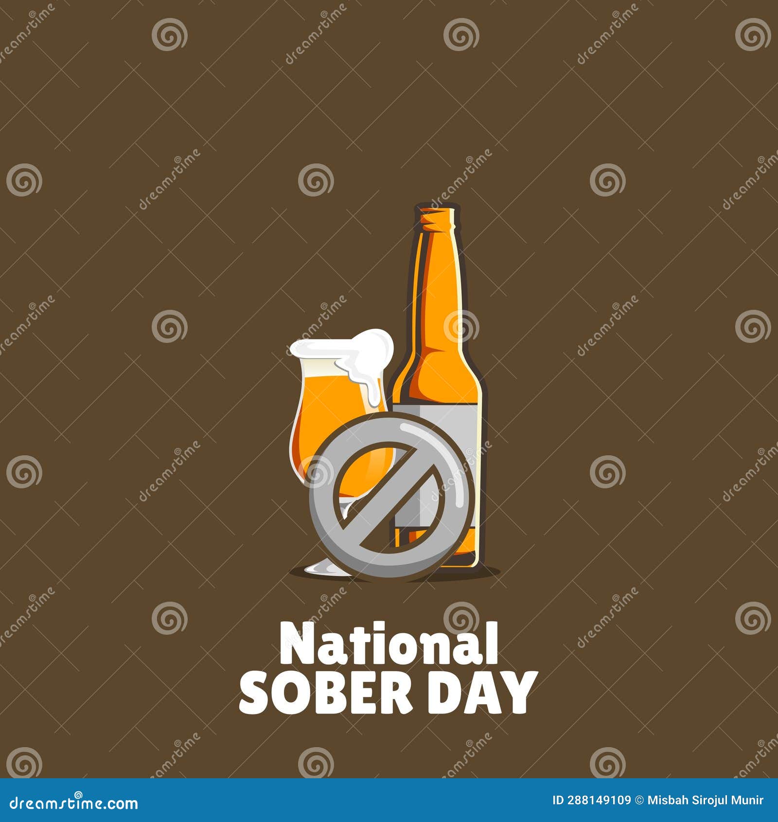 National sober day stock vector. Illustration of death - 288149109