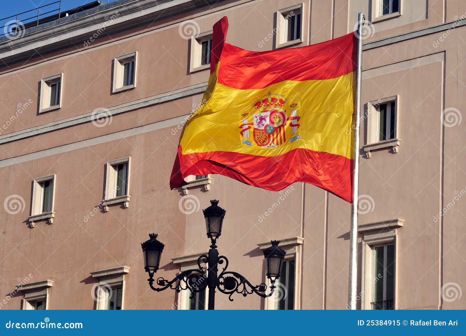 National Spanish flag stock image. Image of state, paper - 25384915