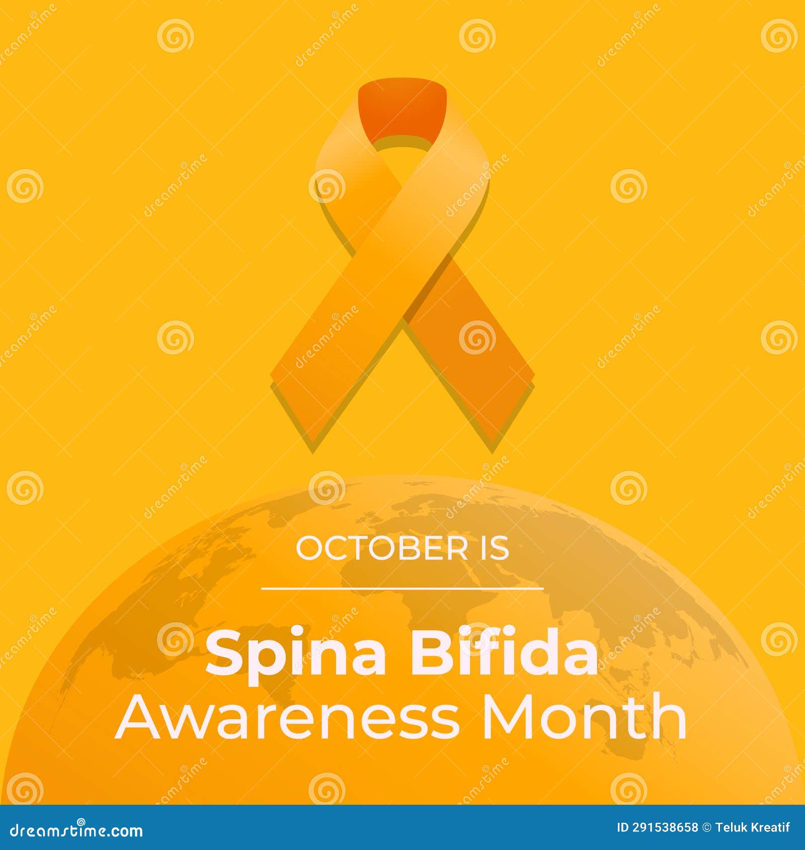 National Spina Bifida Awareness Month Vector Design Template Good For