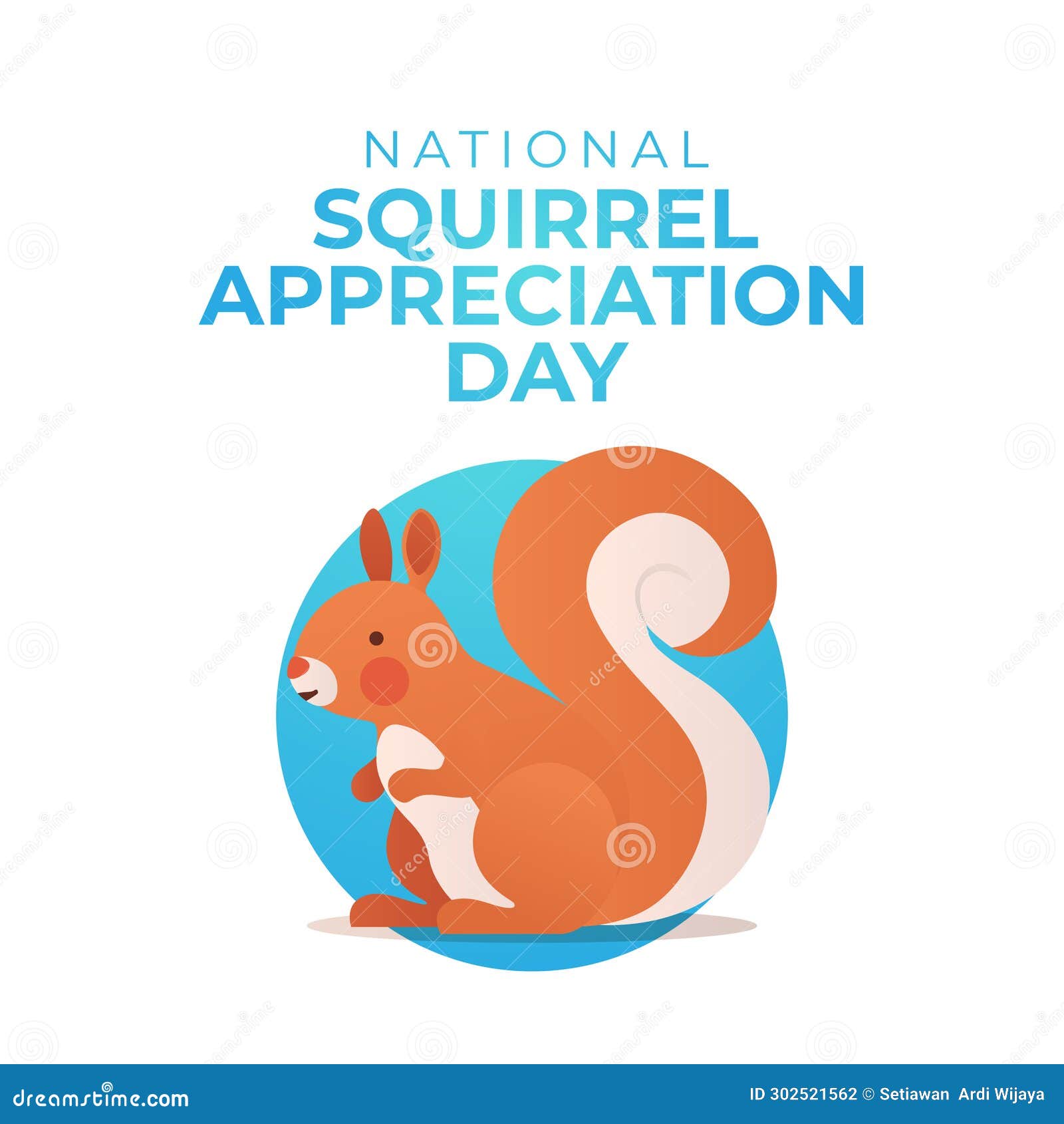 For the National Squirrel Appreciation Day Event, this Vector Image is ...