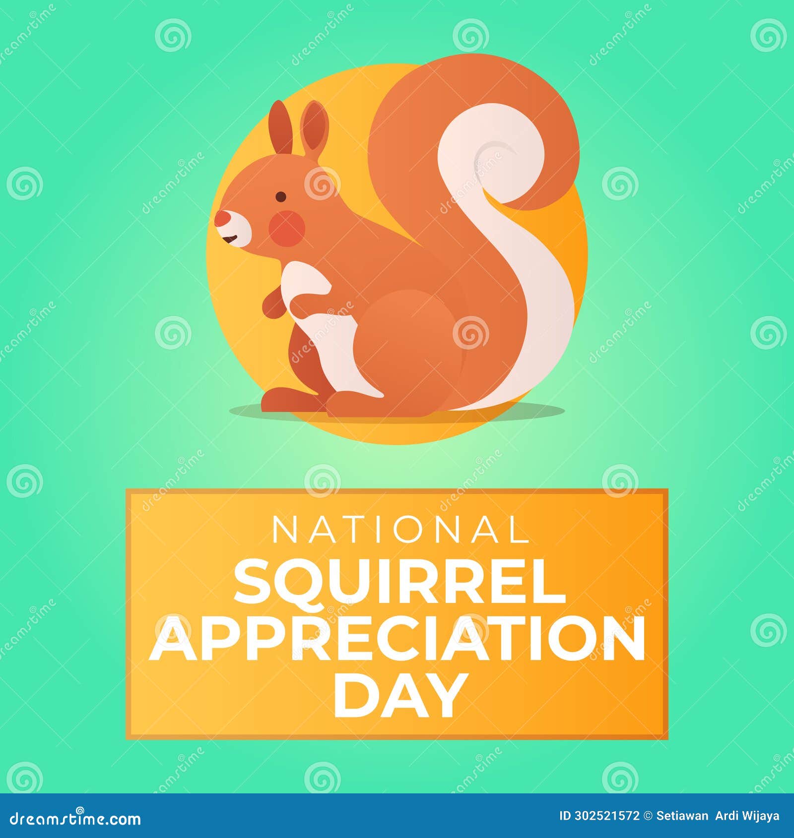 For the National Squirrel Appreciation Day Event, this Vector Image is ...