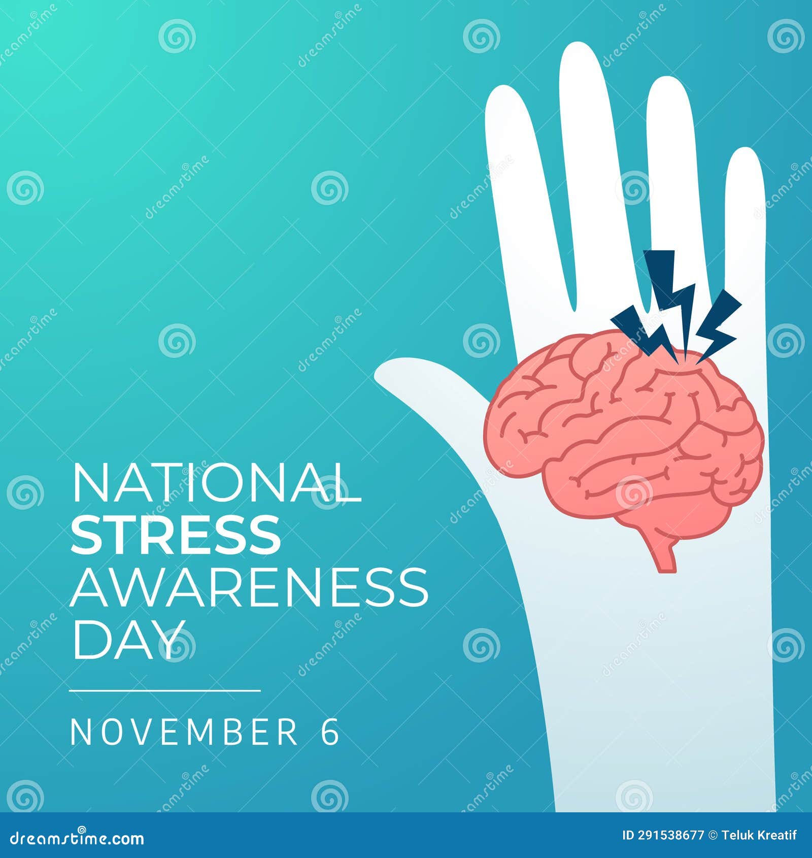 National Stress Awareness Day Vector Design Template Good for ...