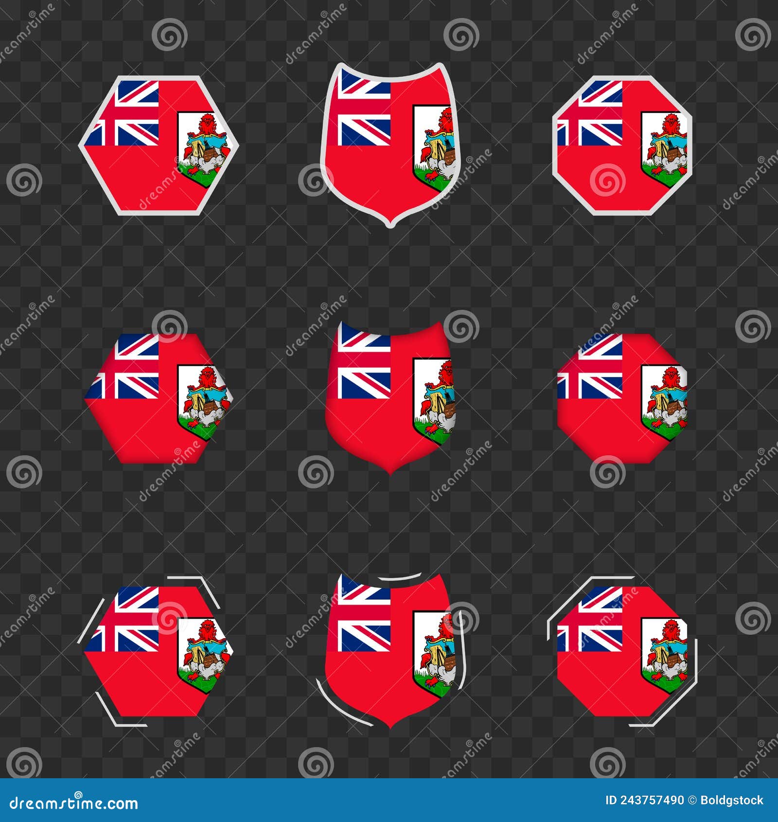 Bermuda Map On Png Or Transparent Background.Symbol Of Bermuda.Vector ...