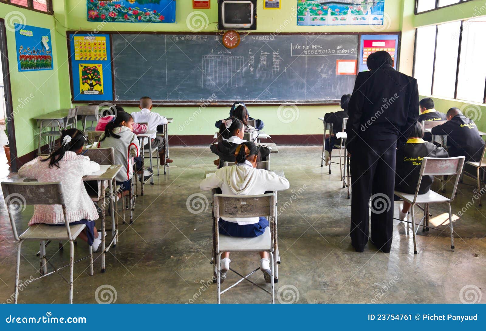 The National Test of Students in Grade 3 Editorial Photo - Image of ...