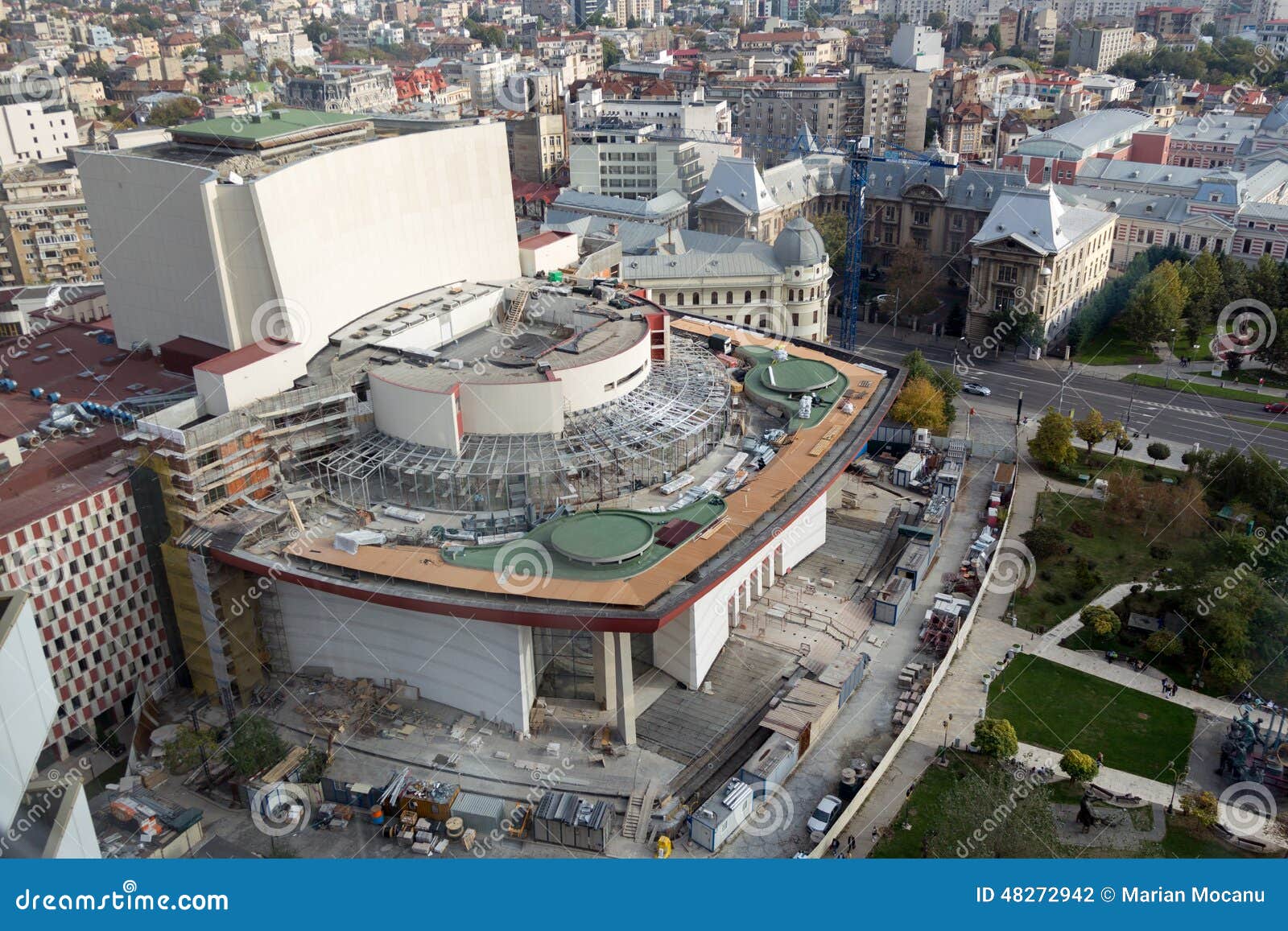 National Theatre Bucharest editorial photography. Image of factory ...