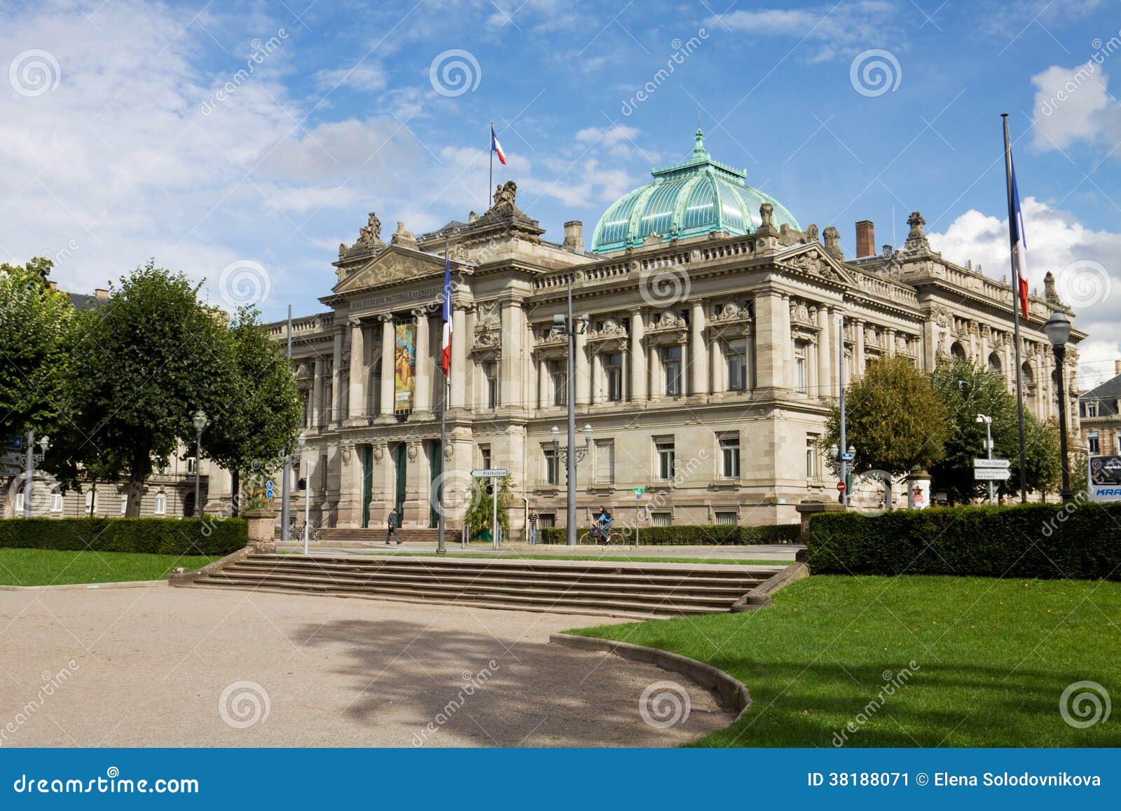 The National and University Library in Strasbourg Editorial Photo ...