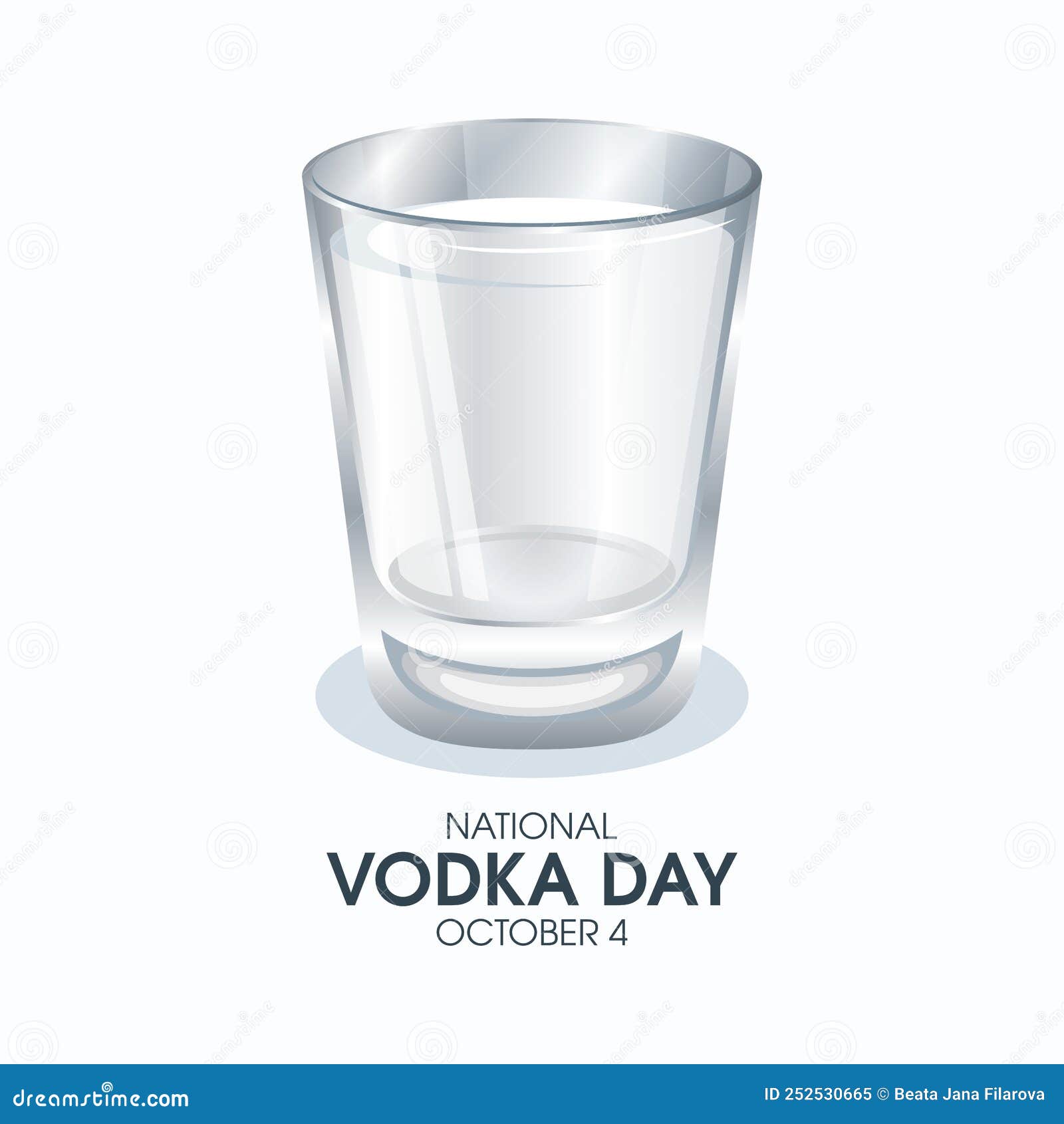 National Vodka Day vector stock vector. Illustration of fluid - 252530665