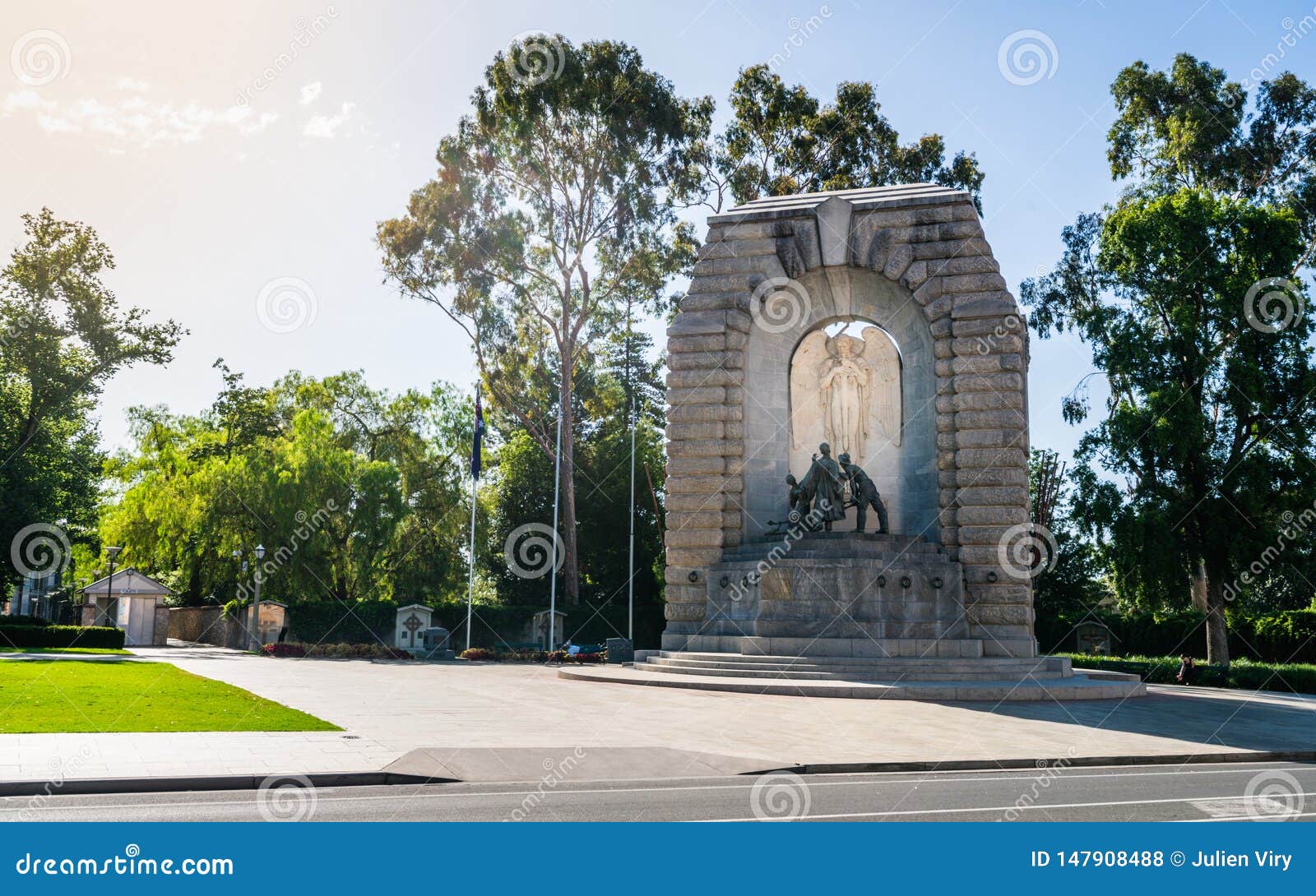 National War Memorial in Adelaide Australia Stock Photo - Image of ...