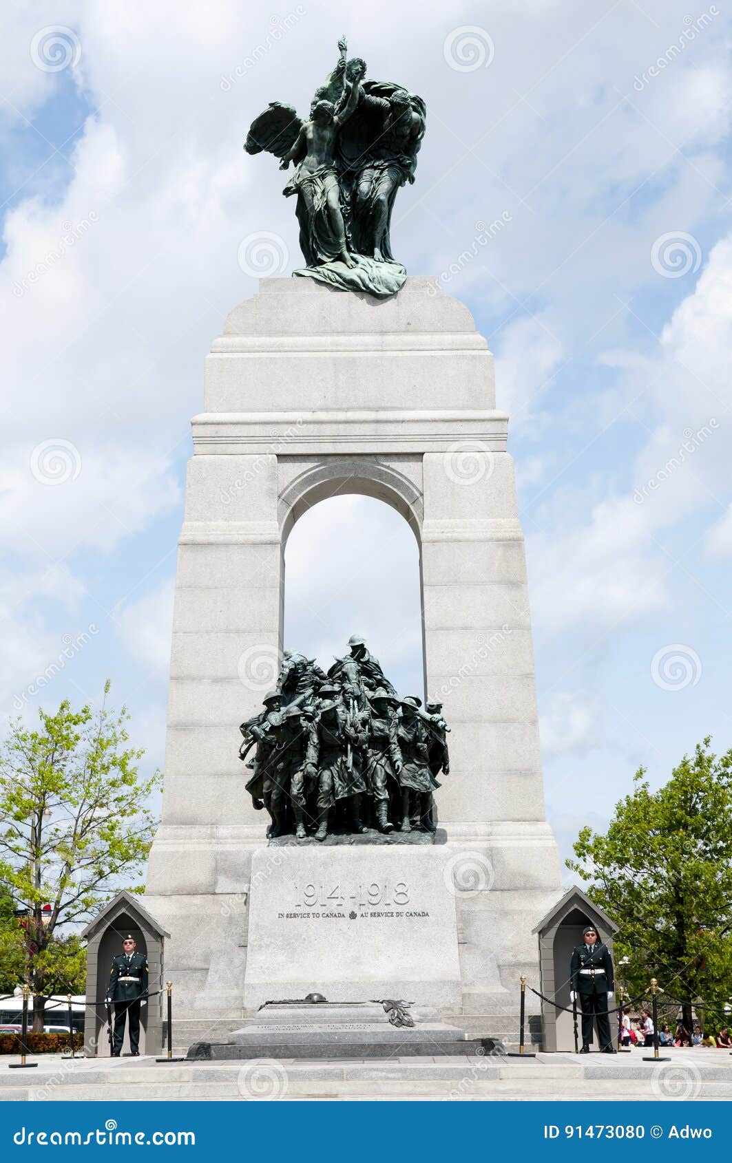 National War Memorial - Ottawa - Canada Editorial Image - Image of ...