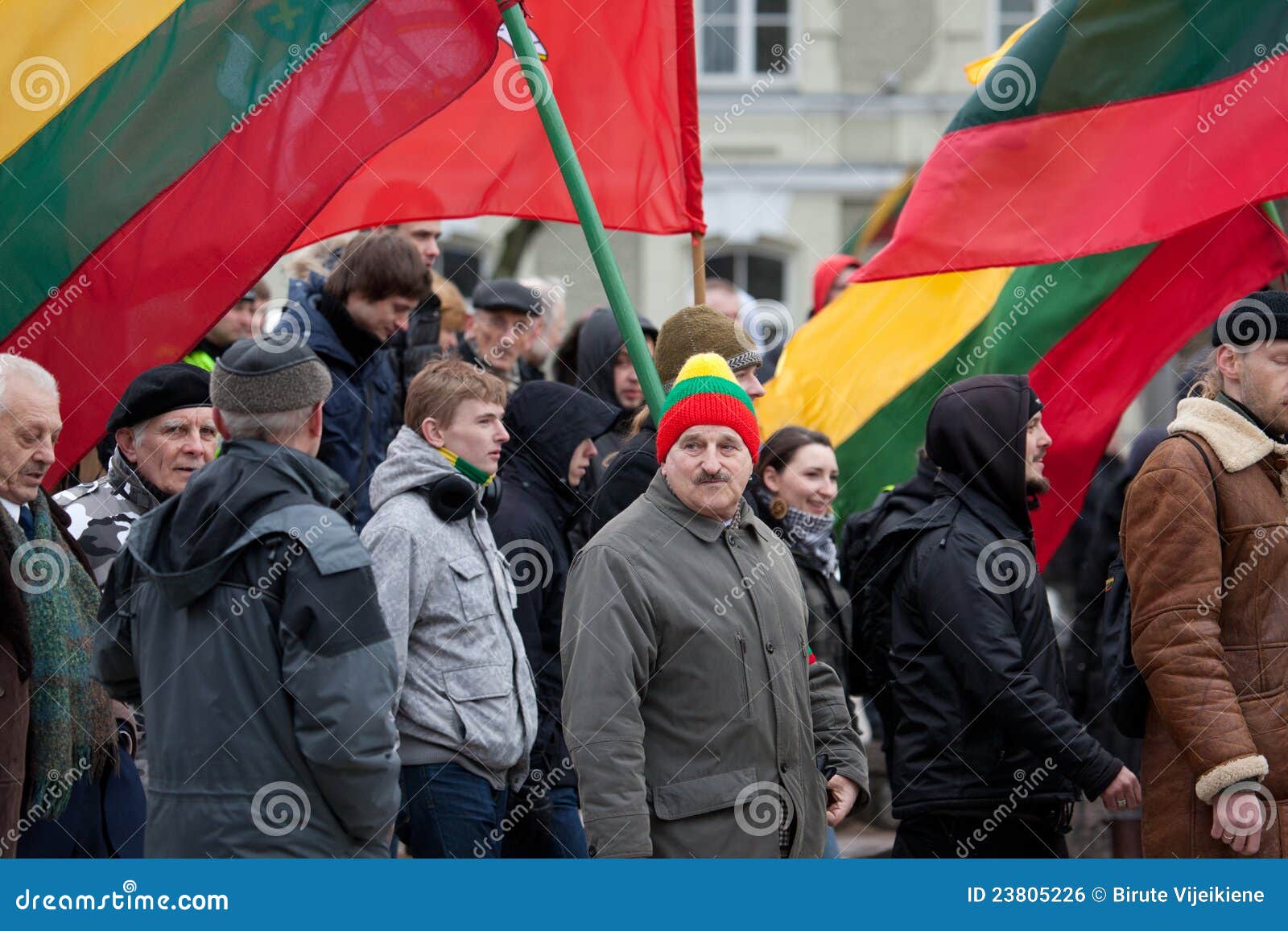 Nationalist Rally in Vilnius Editorial Photo - Image of rally, officer ...