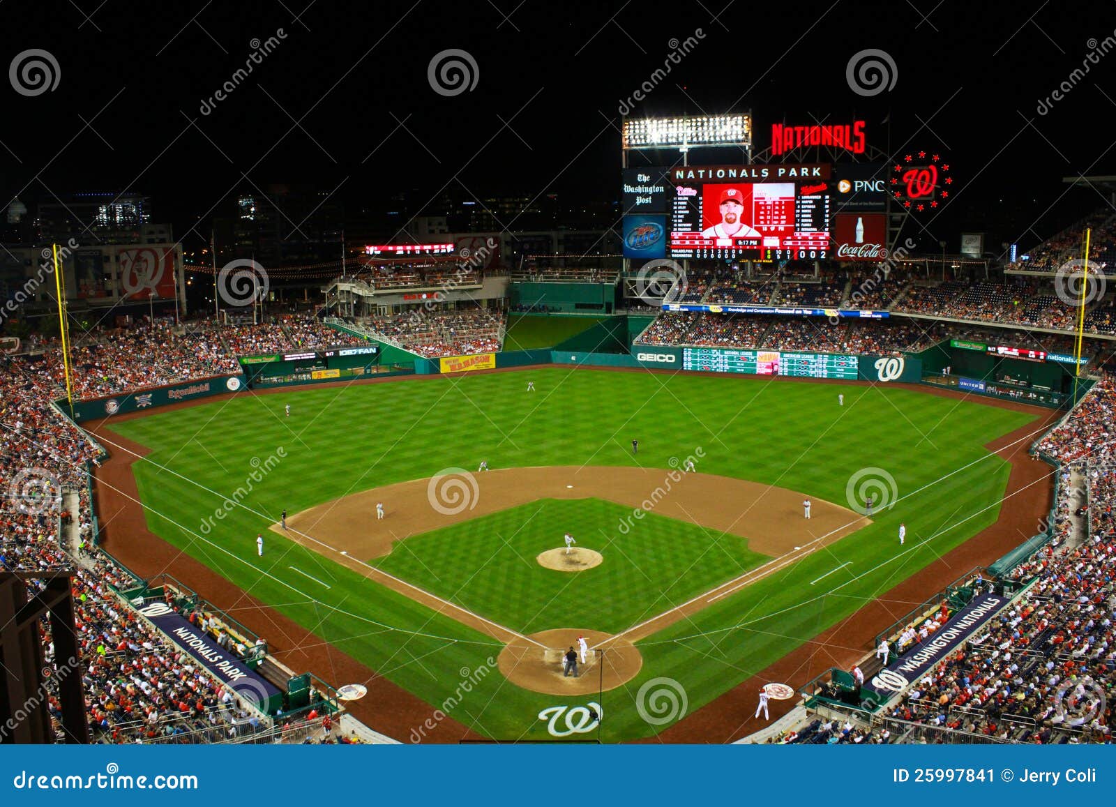 Nationals Park Washington, DC Editorial Photo - Image of nationals ...