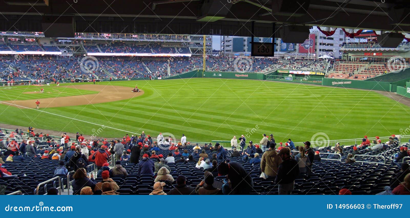 Nationals Stadium editorial stock photo. Image of player - 14956603