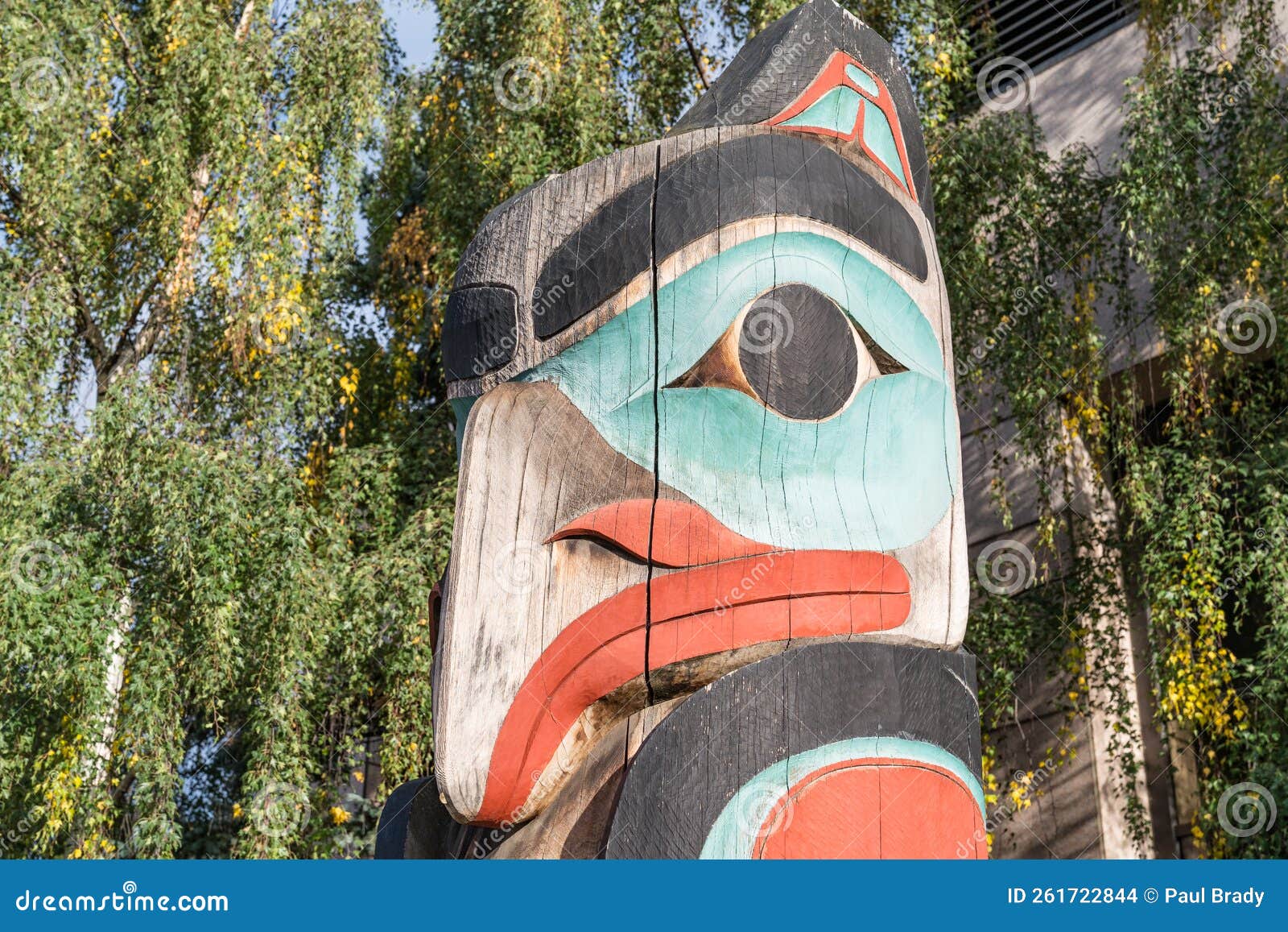 Tlingit Alaskan Wood Carving Stock Photo | CartoonDealer.com #158568558