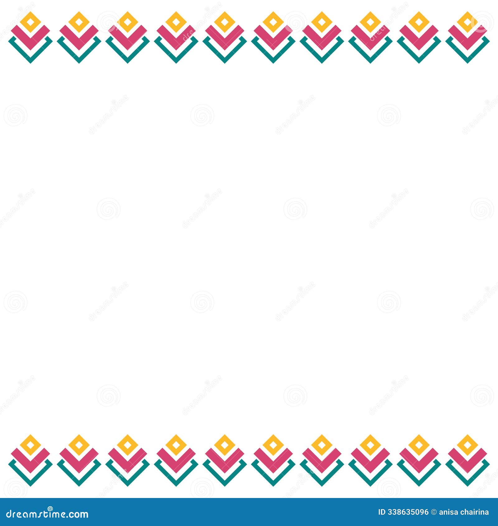 Native America Border Vector Design Stock Vector - Illustration of ...