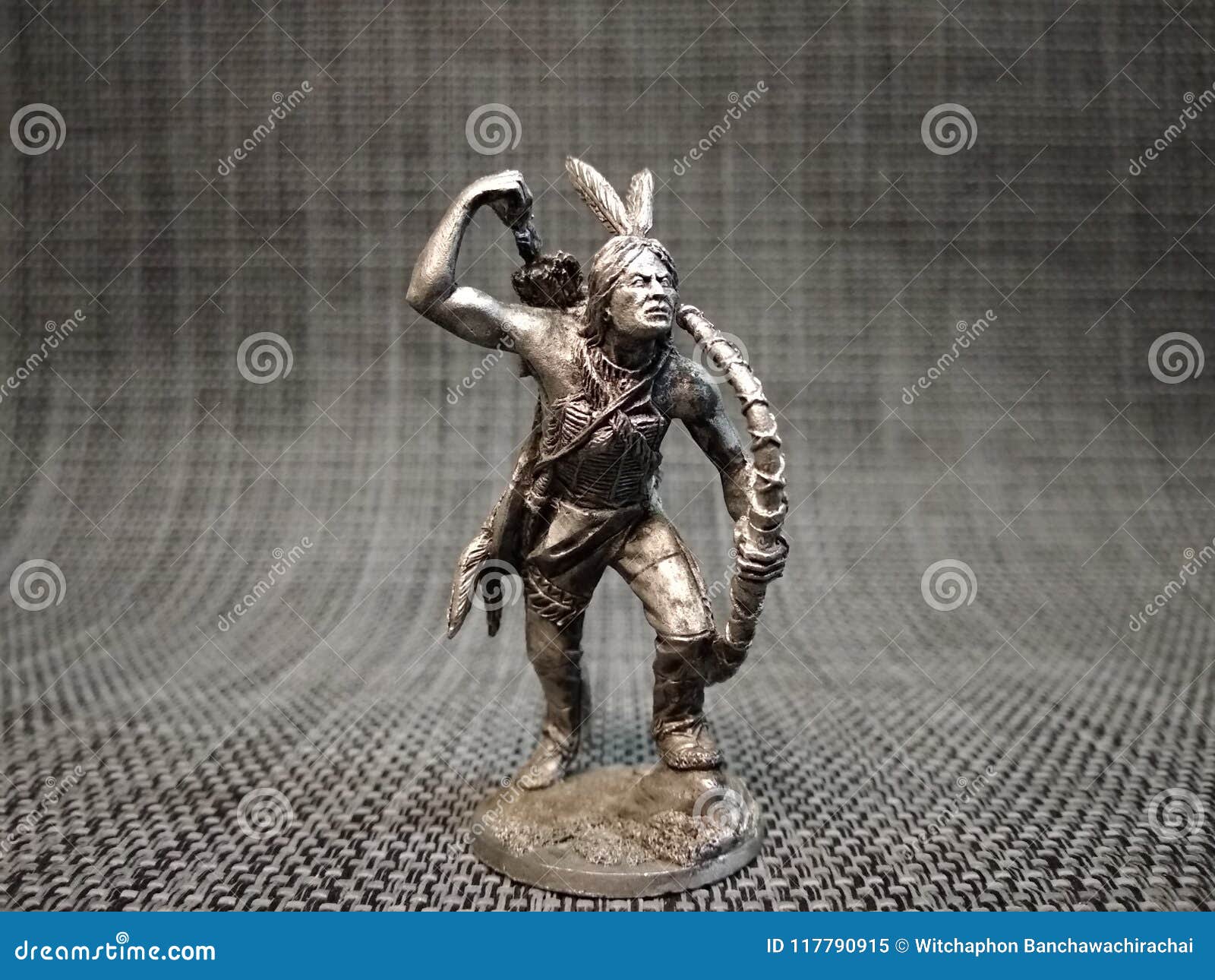 Native American Archer Figure Stock Image - Image of american, native ...