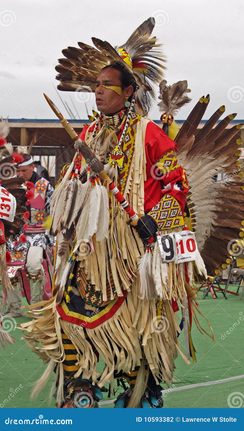 Native American Dancer #12 editorial photography. Image of beads - 10593382