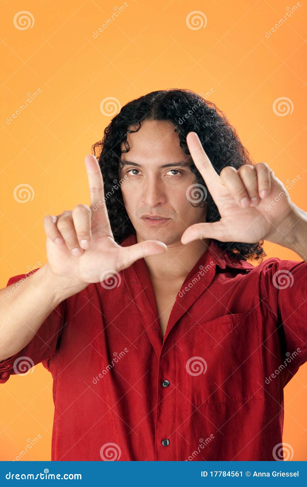Native American Director stock image. Image of curly - 17784561