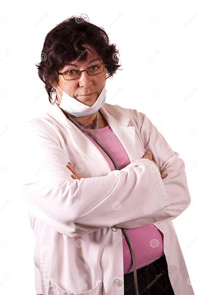 Native american Doctor stock photo. Image of brunette - 13984784