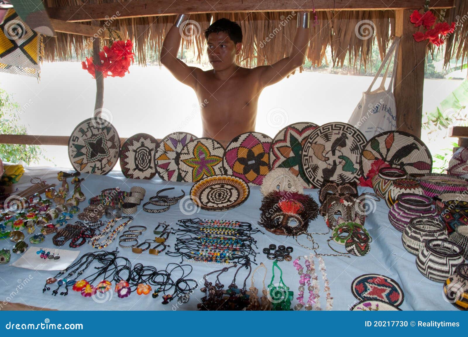 Native American from Embera Tusipono Tribe, Panama Editorial Image ...