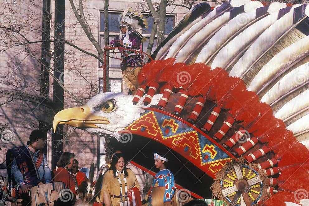 Native American float editorial stock photo. Image of feathers - 26251753