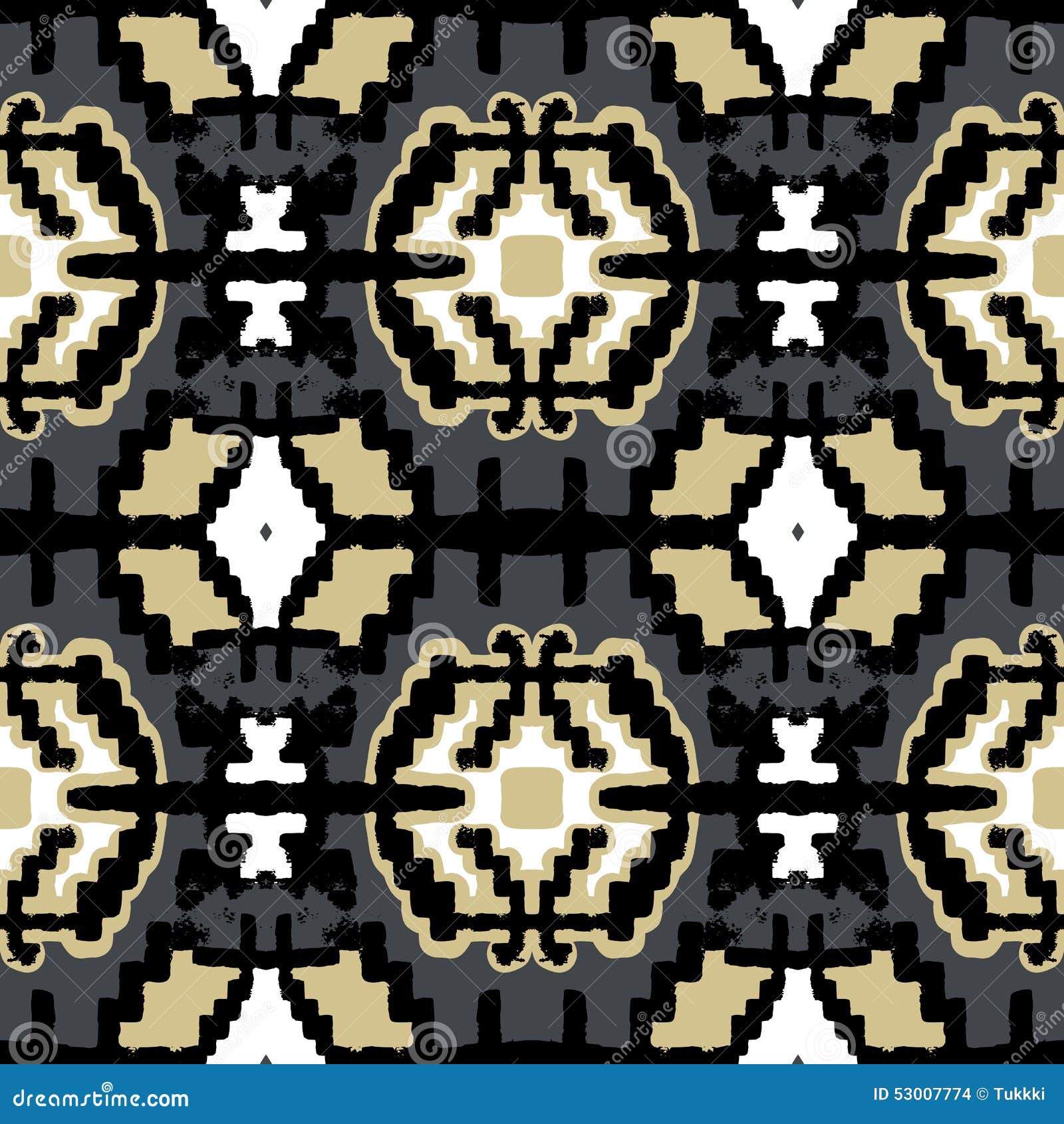 Native American Geometric Pattern Stock Vector - Illustration of indian ...