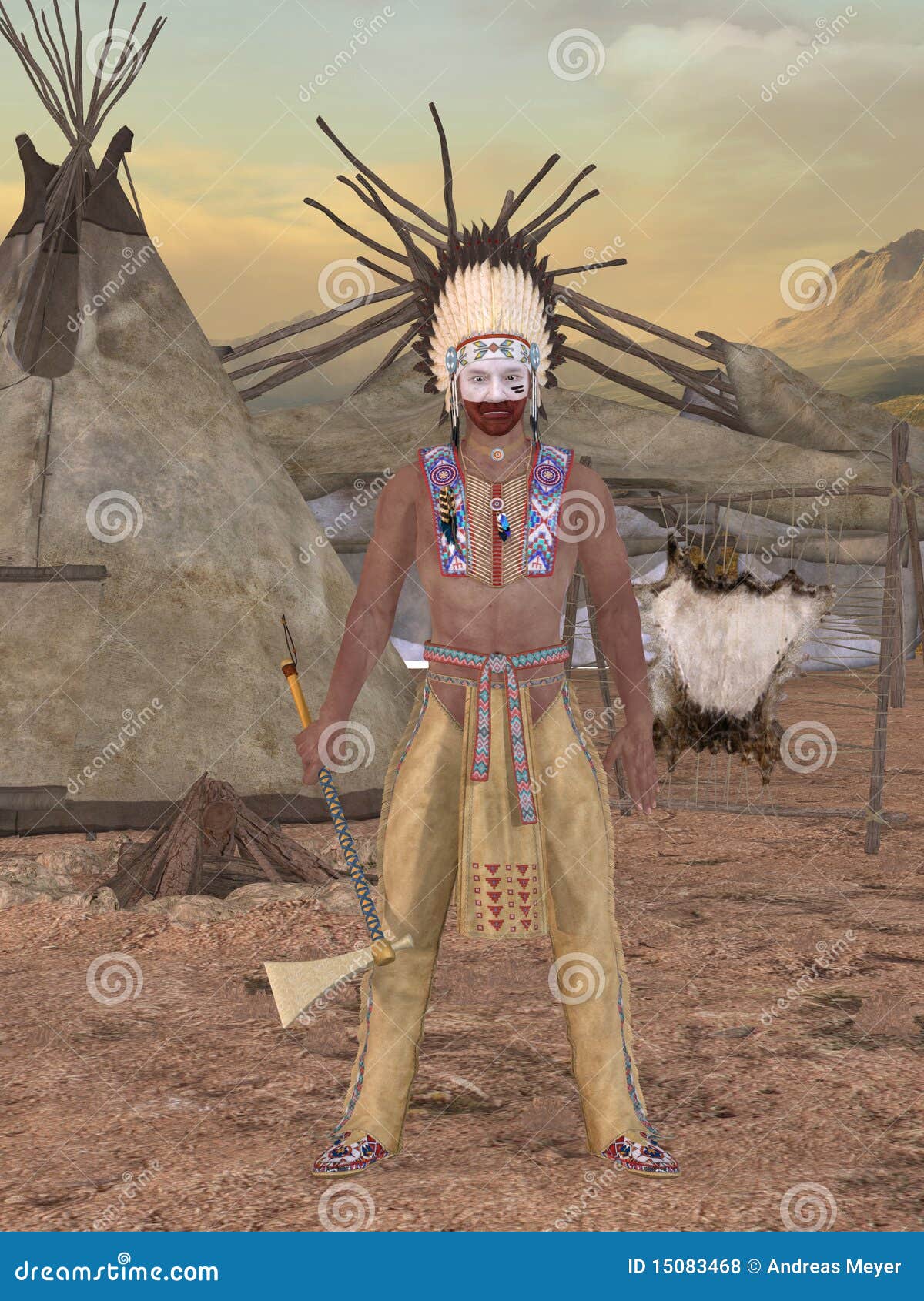 Native American Indian - Cheyenne Stock Photography | CartoonDealer.com ...