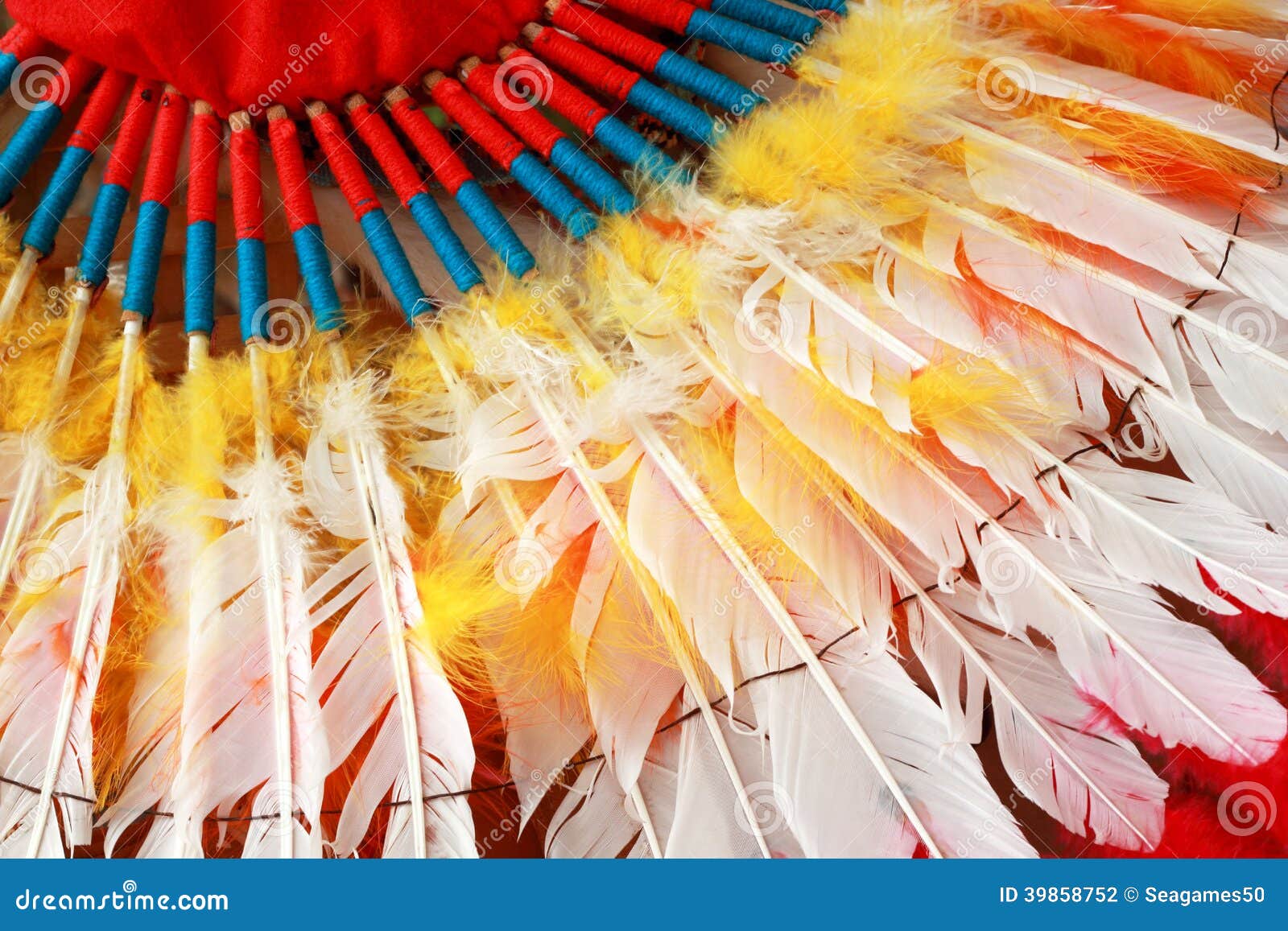 Native American Indian Chief Headdress Stock Photo - Image of military ...