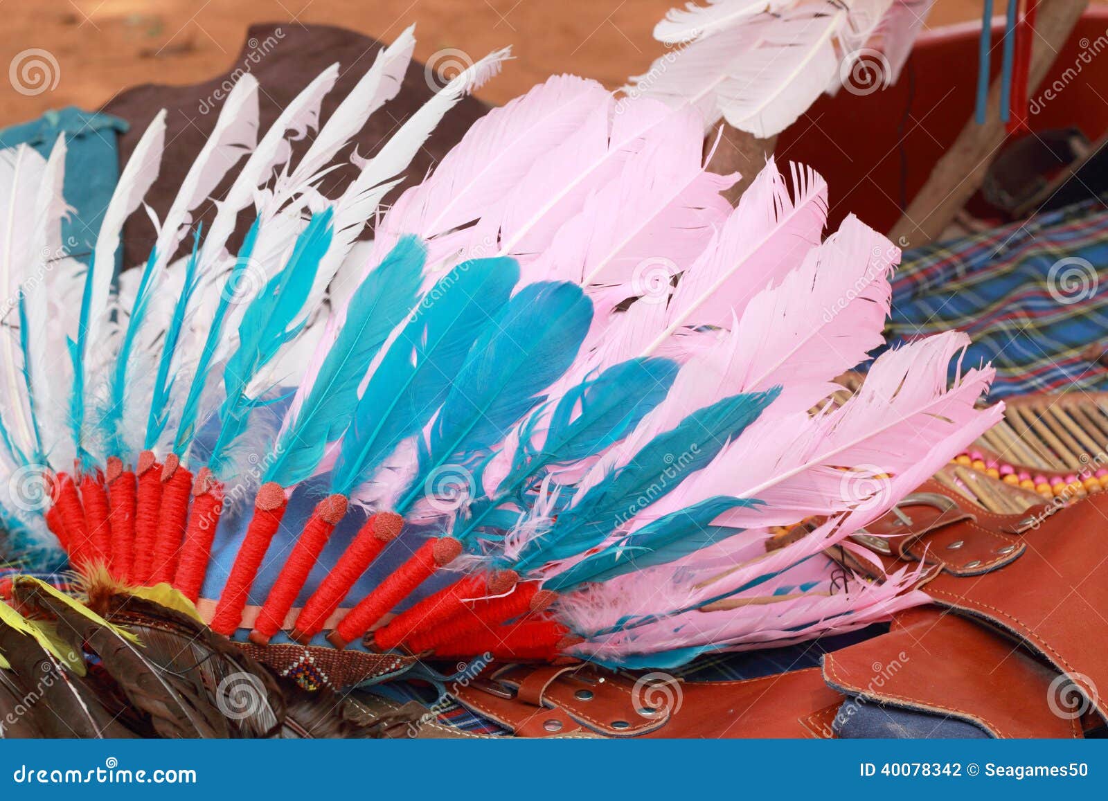 Native American Indian Chief Headdress Stock Photo - Image of america ...